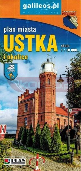 Mapa - Ustka, Rowy i okolice 1:10 000 w.2023 | KSIĄŻKI \ Podróże \ Mapy ...