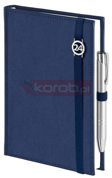 Kalendarz 2024 B5 Tyg. Cross z notesem granatowy | KSIĄŻKI \ Kalendarze ...